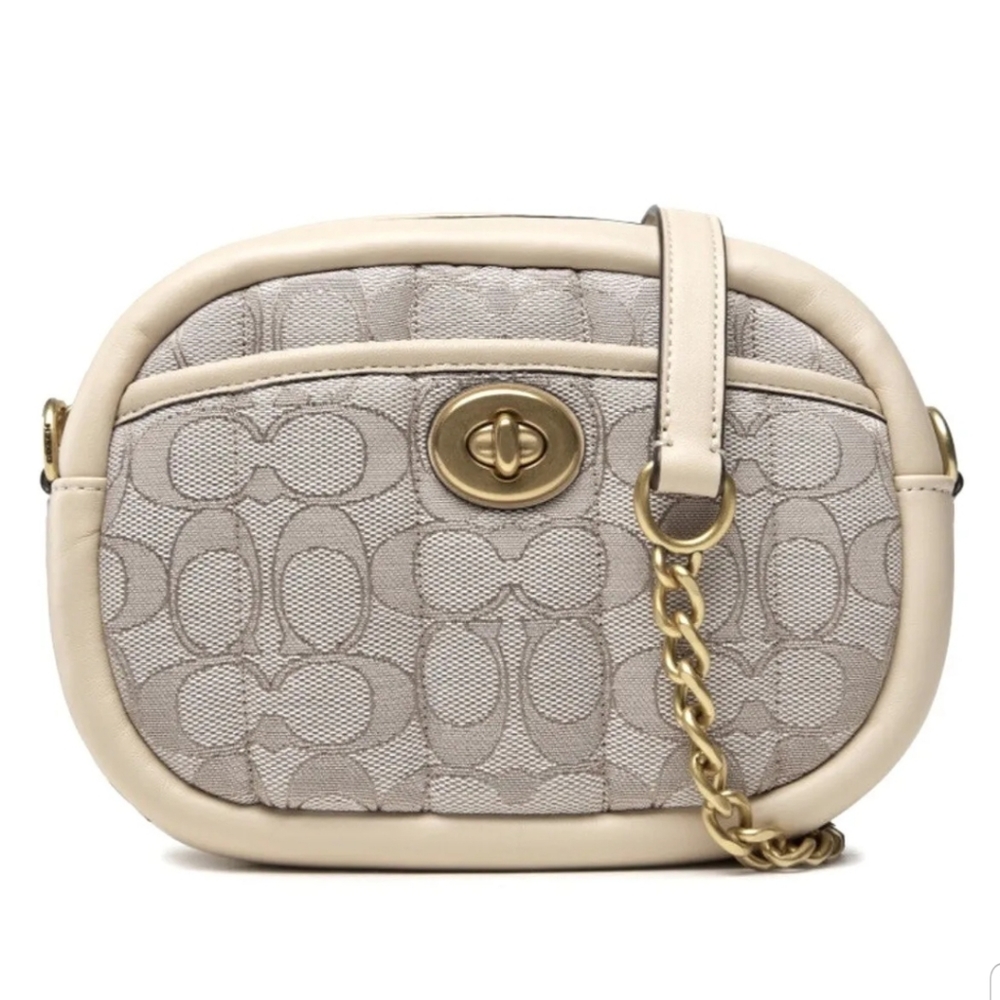 Nwt Coach Small Camera Bag In Signature C Logo Jacqua… - Gem